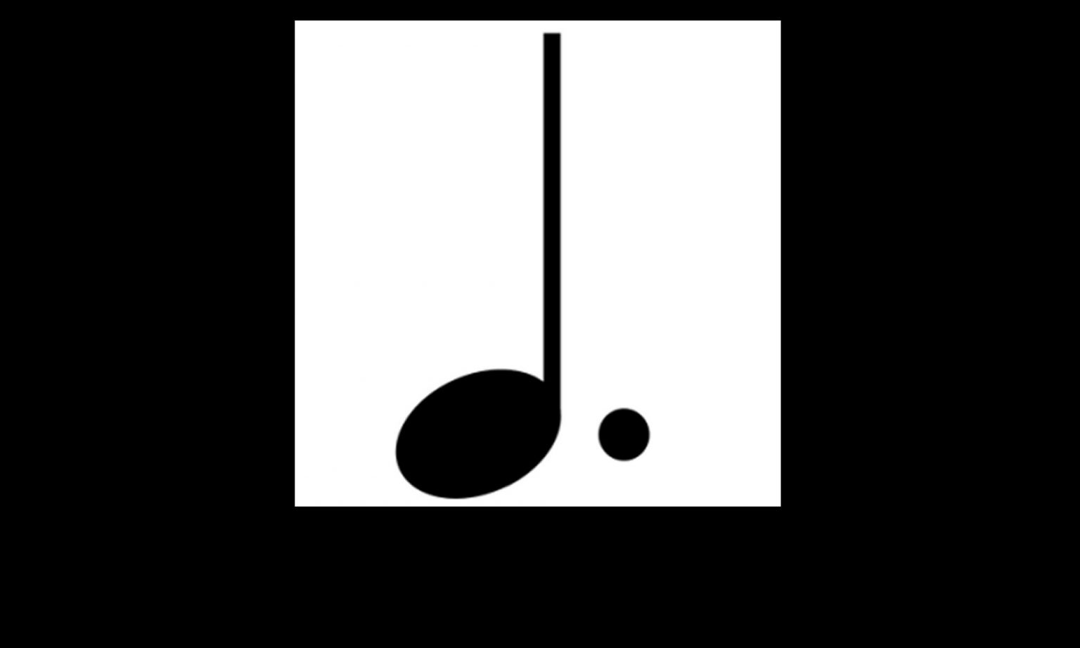 Dotted Quarter Note Dotted Quarter Note